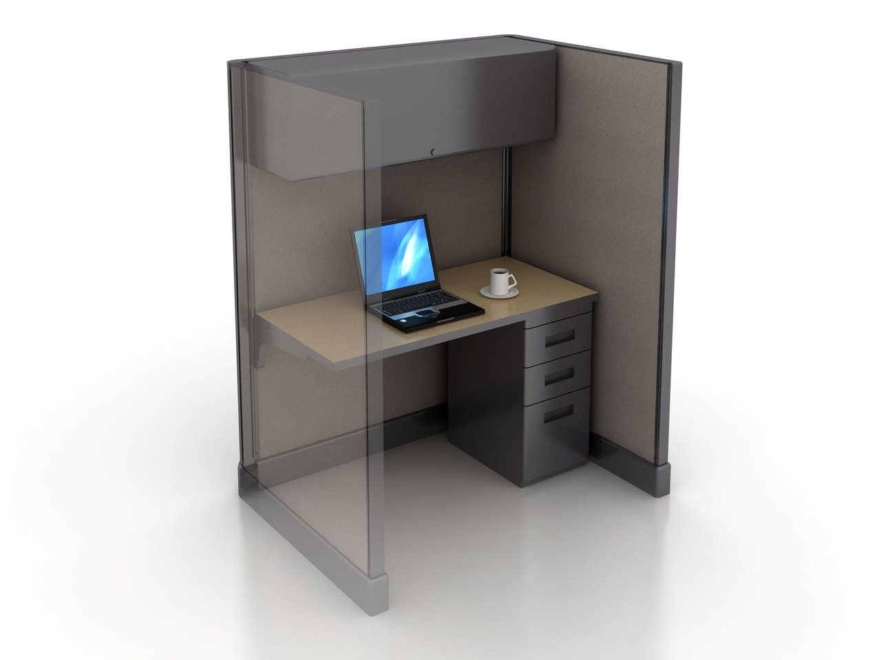 Friant System 2 Call Center Stations - 48"Wide X 36"Deep X 67"High ...