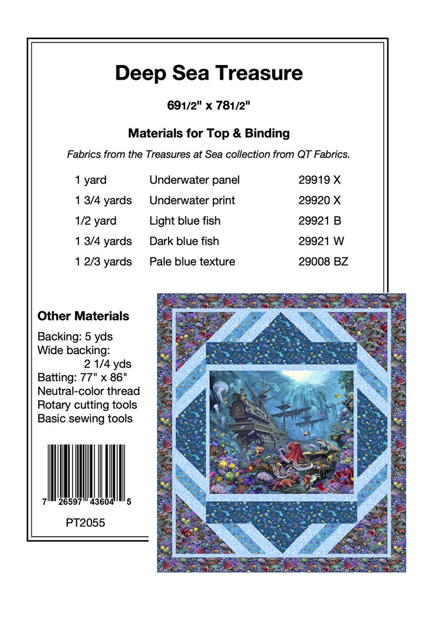 Deep Sea Treasure Quilt Pattern - The Iowa Quilt Block
