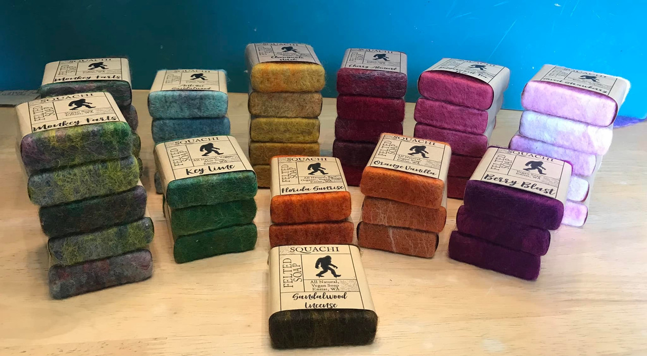 Assorted Felted Soap - The Iowa Quilt Block