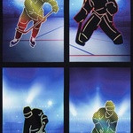 Sports Life Hockey Panel - The Iowa Quilt Block