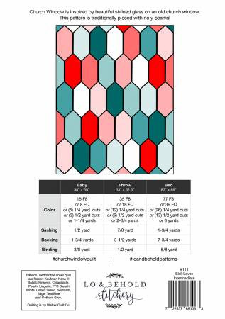 Church Window Quilt Pattern - The Iowa Quilt Block