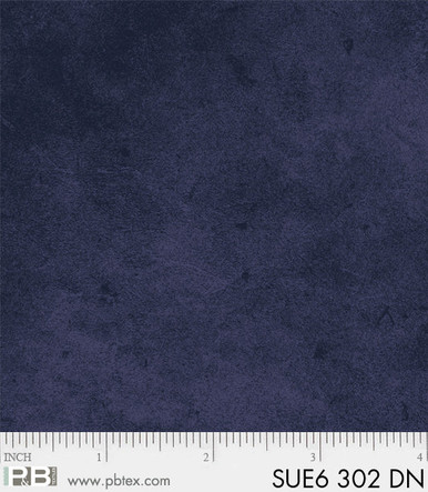 Suede 6 Dark Navy - The Iowa Quilt Block
