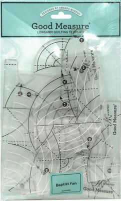 Amanda Murphy Rulers - Baptist Fan Set of 5 - The Iowa Quilt Block
