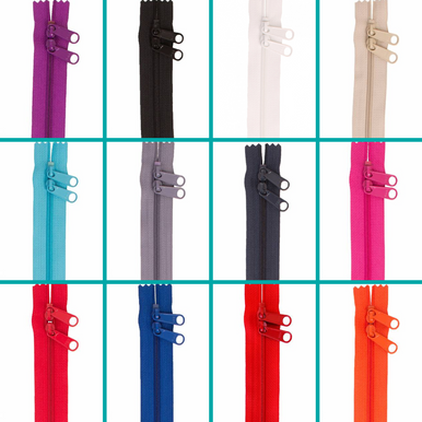 Double Sided Handbag Zipper 40" - Various Colors - The Iowa Quilt Block