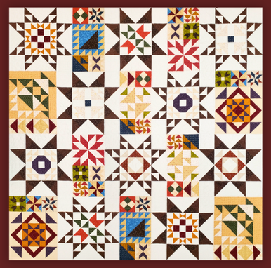Cream and Sugar Quilt Kit - 80" x 80" Incl Binding - The Iowa Quilt Block