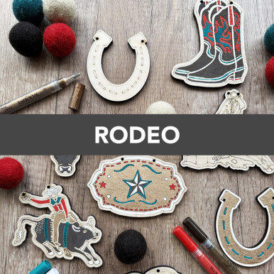 Rodeo Craft Kit - DIY Garland - The Iowa Quilt Block