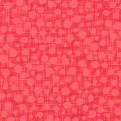 Hash Dot - Lipstick - The Iowa Quilt Block