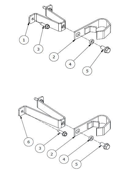 Crank Lock Retainer Assembly (5" or 7")