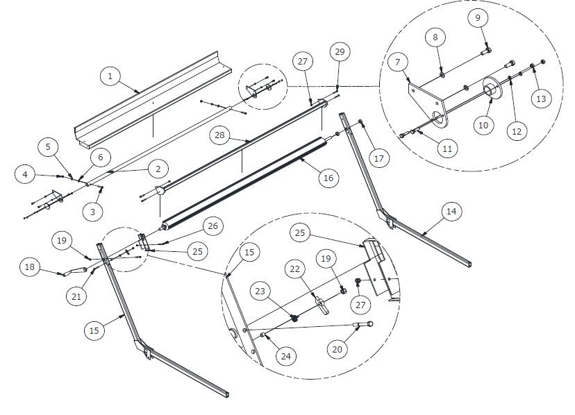 Swat: Tarp Roller Assembly