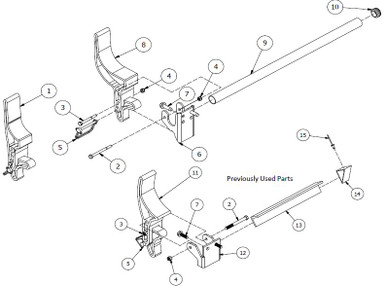 Flip-Release Tarp Stop Assembly
