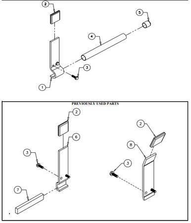 Grain Cart Round Tarp Stop Assembly