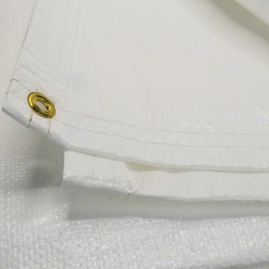 Heavy Duty 20 Mil Poly Tarp (White) Multiple Sizes