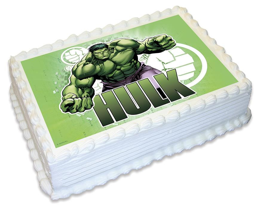 Hulk A4 licensed topper - Edible Image Printing
