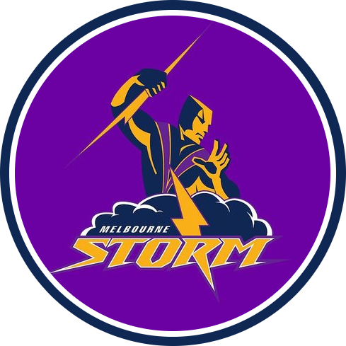 Melbourne Storm 6inch Round - Edible Image Printing