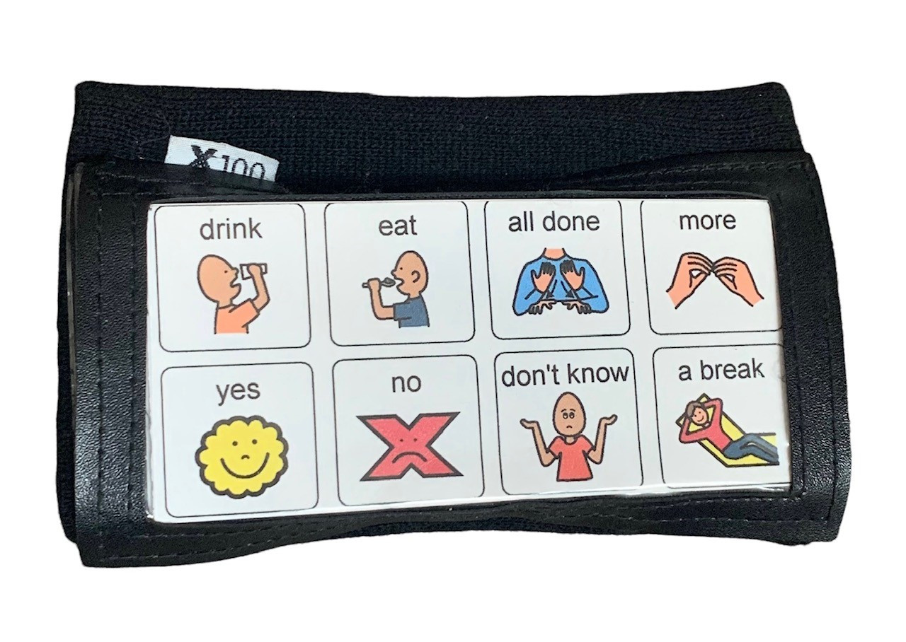 Wristband Communicator with Picture Symbols | Say it with Symbols