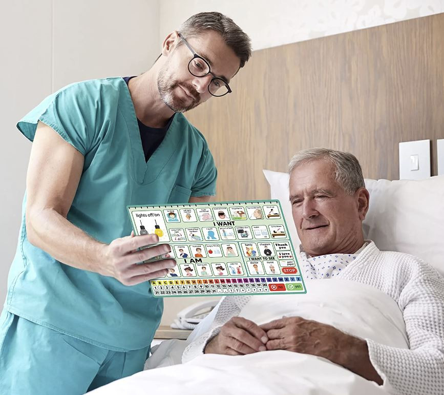 Extra Large Patient Picture Communication Board for Adults, Children ...