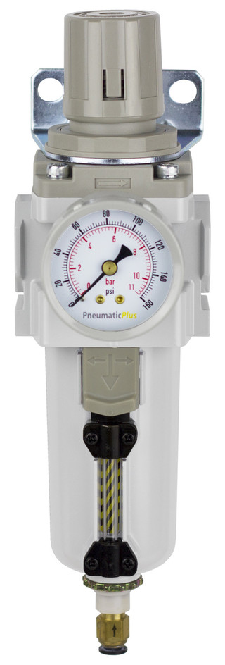 SAW400-N04BDG-MEP Air Filter Regulator Combo, 1/2" NPT, 106 SCFM, Metal ...