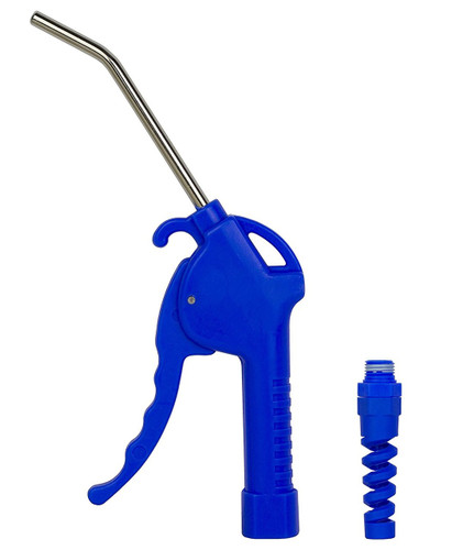 PneumaticPlus Pistol Grip Blow Gun (Airgun) 1/4" NPT, Blue Body