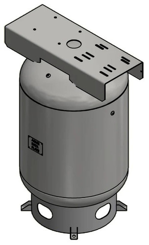 Manchester Tank 120-Gallon Vertical Air Receiver Tank 200 PSI, 30" x 46 ...
