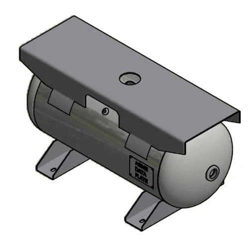 Manchester Tank 120-Gallon Horizontal Air Receiver Tank 200 PSI ...