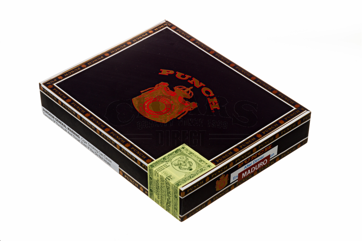 Punch Cigars Punch Pitas Maduro Cigars - Box of 25