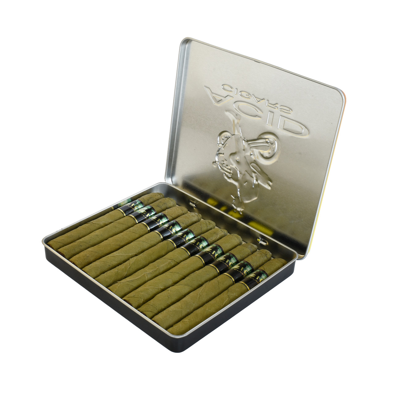 ACID Krush Classic Green Candela Cigars - Natural 5 Tins of 10 ACID Krush Classic Green Candela Cigars - Natural 5 Tins of 10