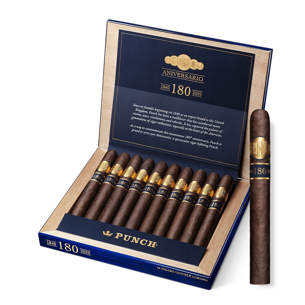 Punch Cigars Punch 180 Anniversary Double Corona Cigars - B