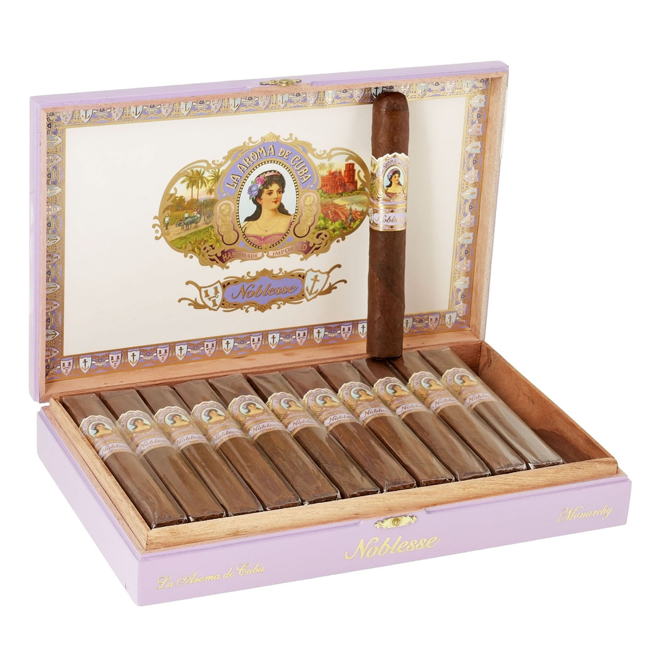 La Aroma de Cuba Noblesse Monarchy Cigars - Box of 24 | La A