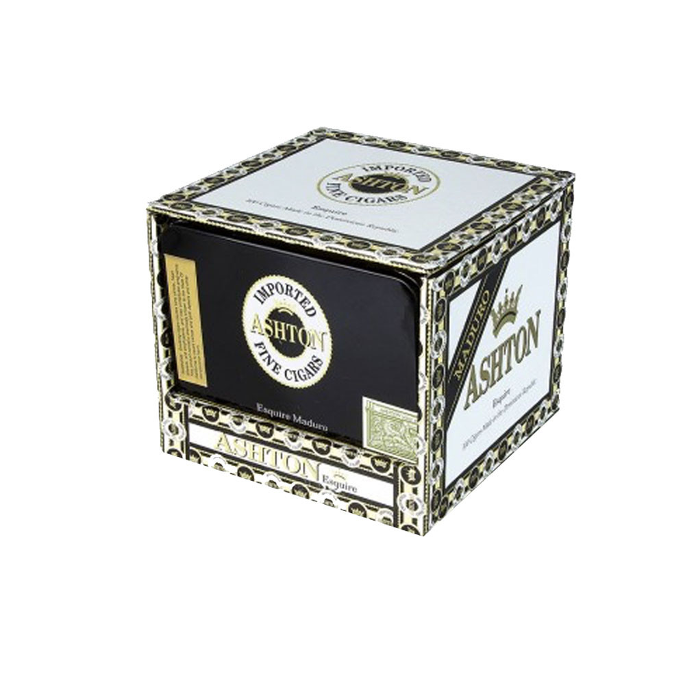 Ashton Esquire Maduro Cigars - Pack of 100 | Cigarillo 4 1/4 x 32 ...