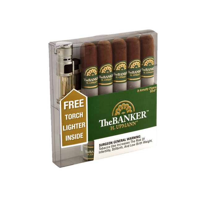 H Upmann The Banker Toro Sampler with Torch Lighter | Cigars in Florida