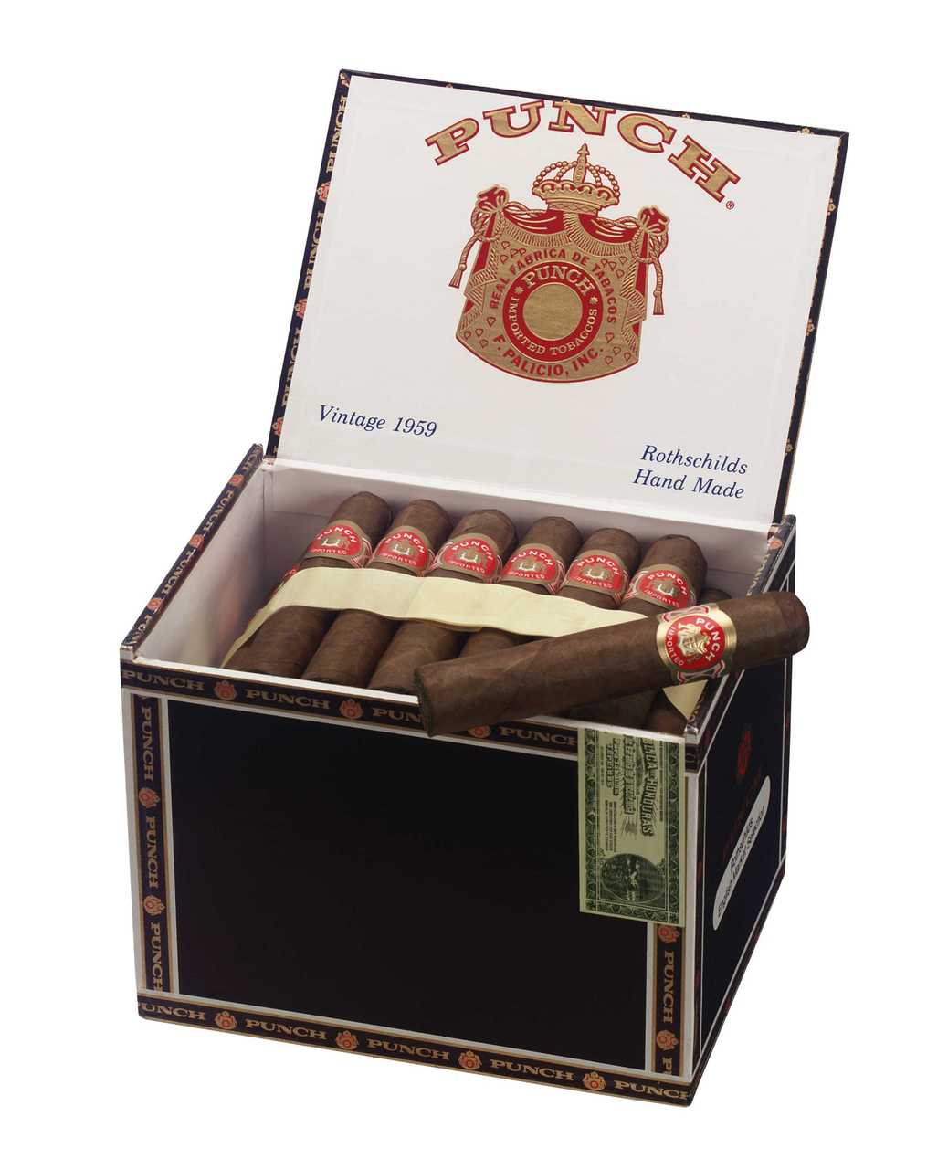 Punch Rothschilds Cigars - Maduro Box of 50