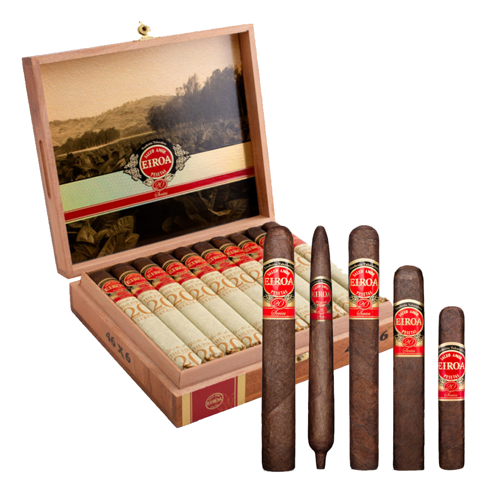 EIROA The First 20 Years 550 Robusto Prensado Cigars - Natural Box of 20