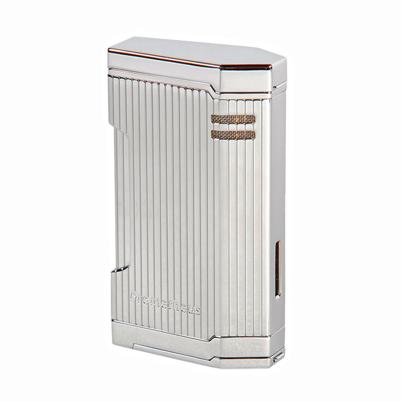 Prometheus Magma T Triple Torch Flame Vertical Lines Chrome