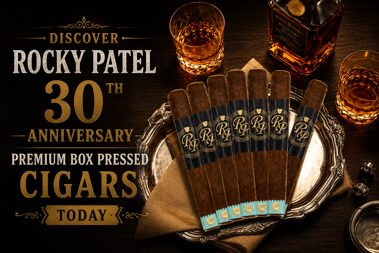 Discover Rocky Patel 30th Anniversary Premium Box Pressed Cigars Today ...