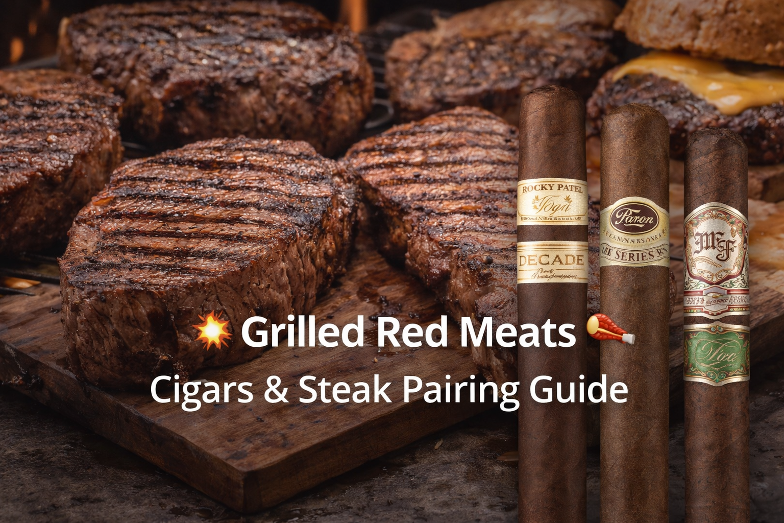 Food and Cigars: Top 7 Pairings. Best Tasting Cigars - Cuenca Cigars, Inc