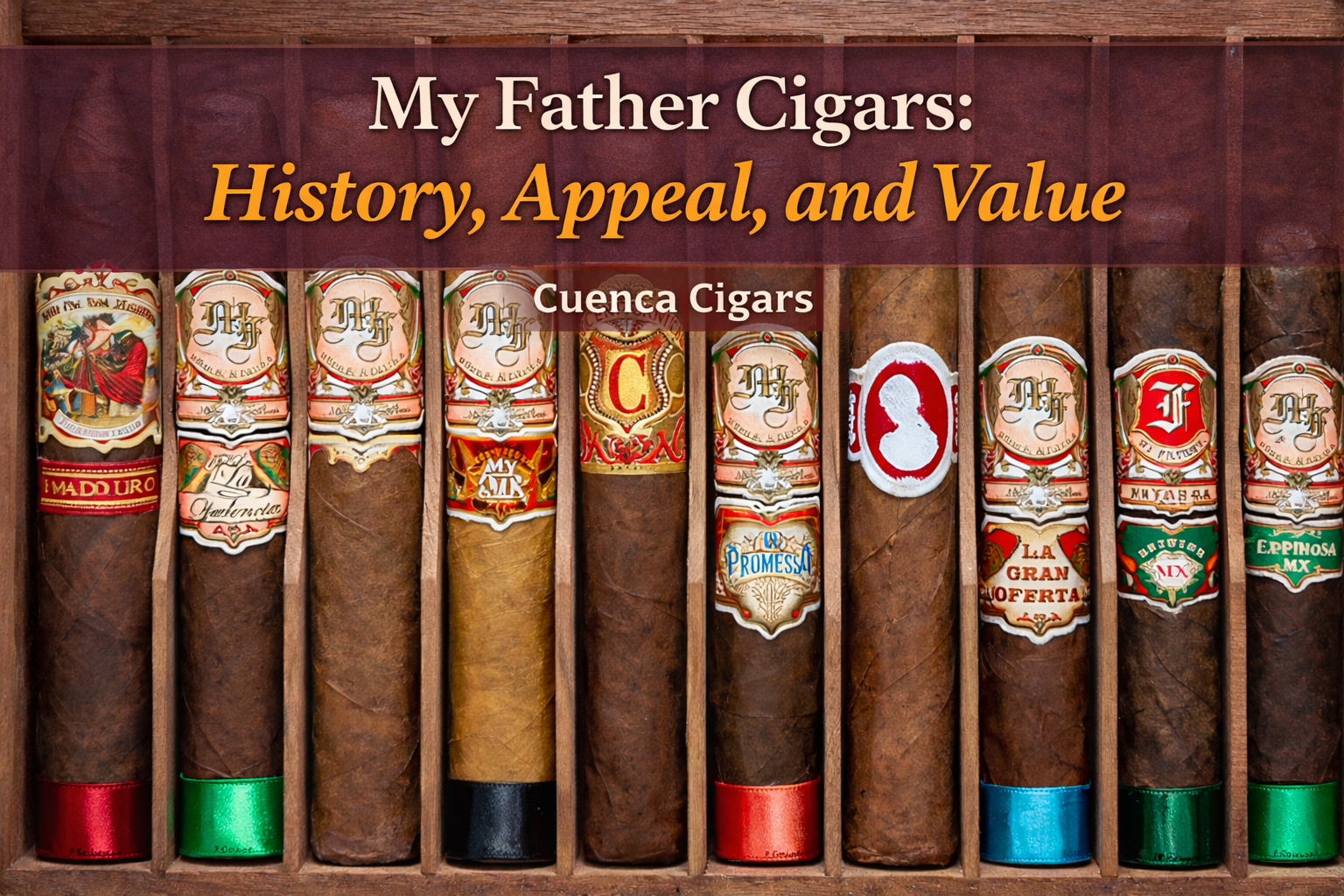 My Father Cigars: History, Appeal, and Value | Cuenca Cigars - Cuenca ...