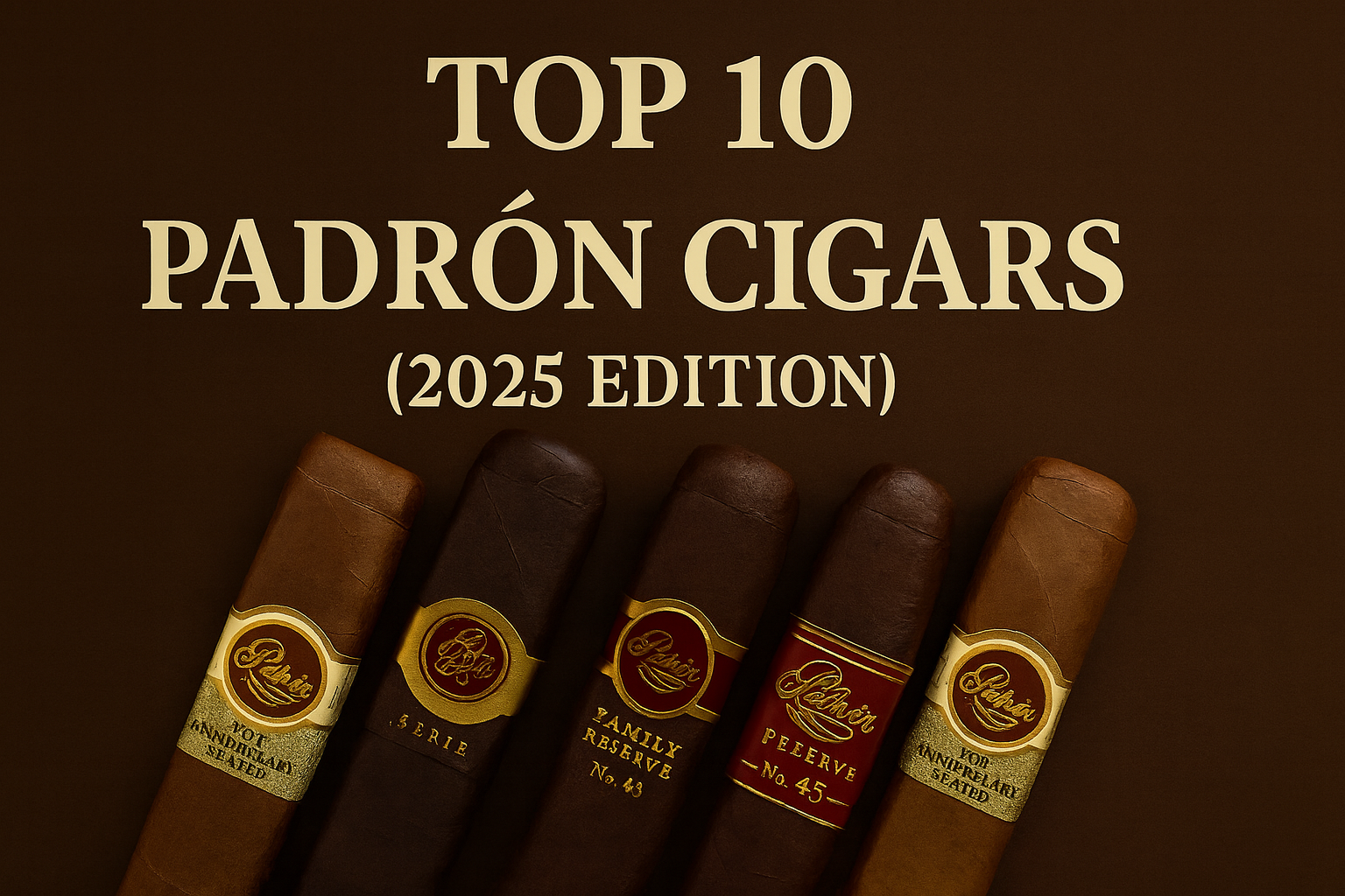 Top 10 Padron Cigars (2025) – Best-Selling Luxury List - Cuenca Cigars, Inc