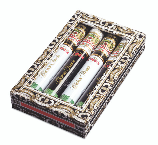 Arturo Fuente King T Natural Sampler | Box of 4 Tubed Cigars