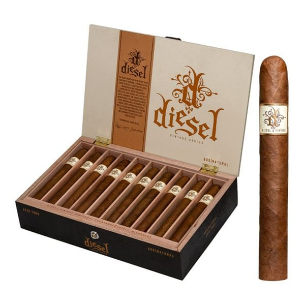 Diesel Vintage Series Natural Double Corona – Box of 20