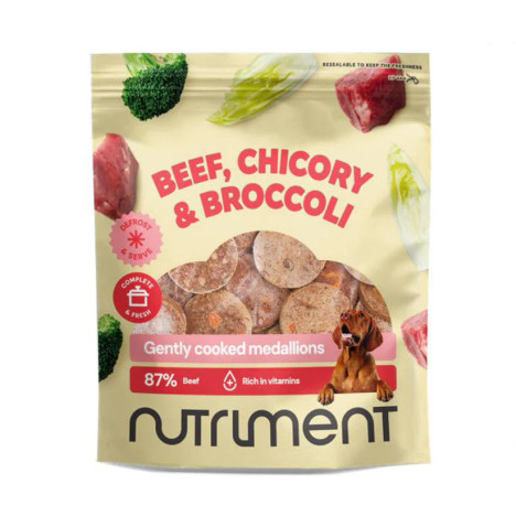 Nutriment Beef, Chicory & Broccoli Cooked Medallions 800g