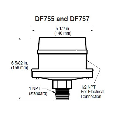 Murphy Hydrostatic Head Level Switch DF755