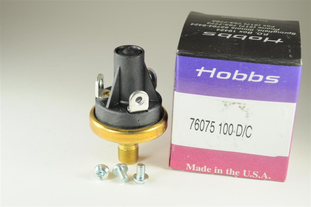Stewart Warner Hobbs Pressure Switch PSI 3 Terminal - 76075