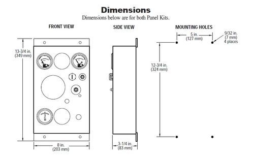 Murphy Swichgage Shutdown Panel Kit 12V