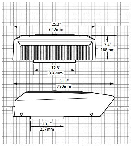 Red Dot Model R-6100 On-Road Rooftop Air Conditioner Unit