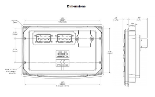 Murphy PowerView CAN-Based Display PV780
