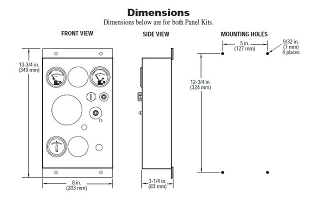 Murphy Swichgage Shutdown Panel Kit 12V