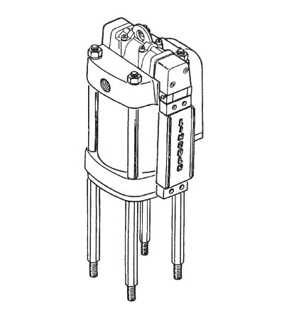Lincoln PowerMaster Air Motor 4 1/4 in. Diameter - 84804