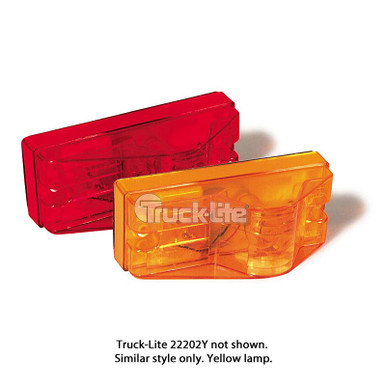 Truck-Lite 22202Y 22 Series Side Turn Rectangular Lamp Yellow