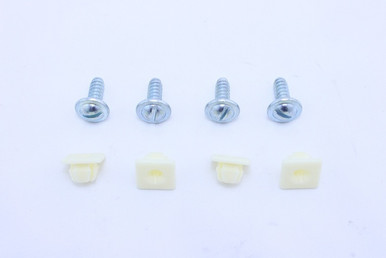 License plate screw/nut mounting kit