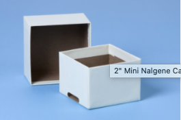 2" Mini Nalgene Cardboard Box - With Slots - Brooklyn Tool Inc